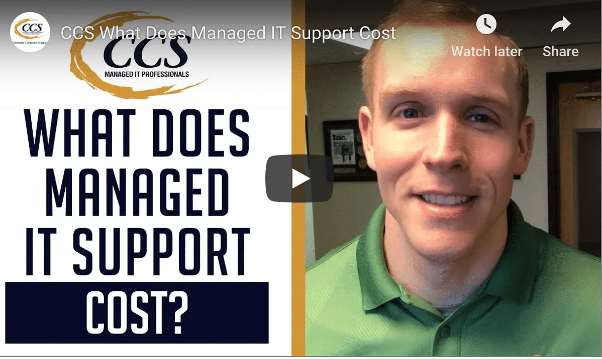 How Much Does Managed IT Support Cost? – CCS